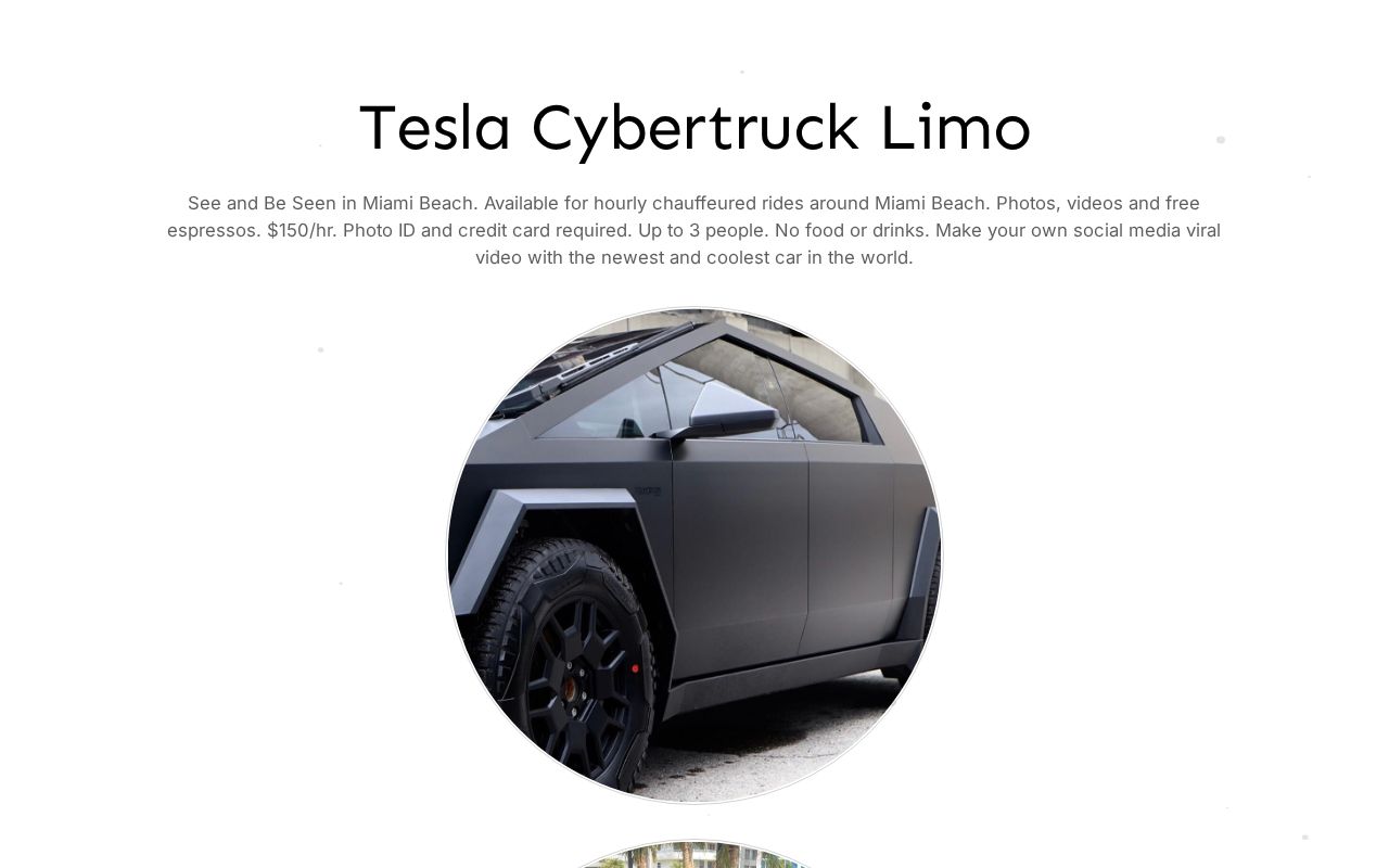 Cybertruck Limo